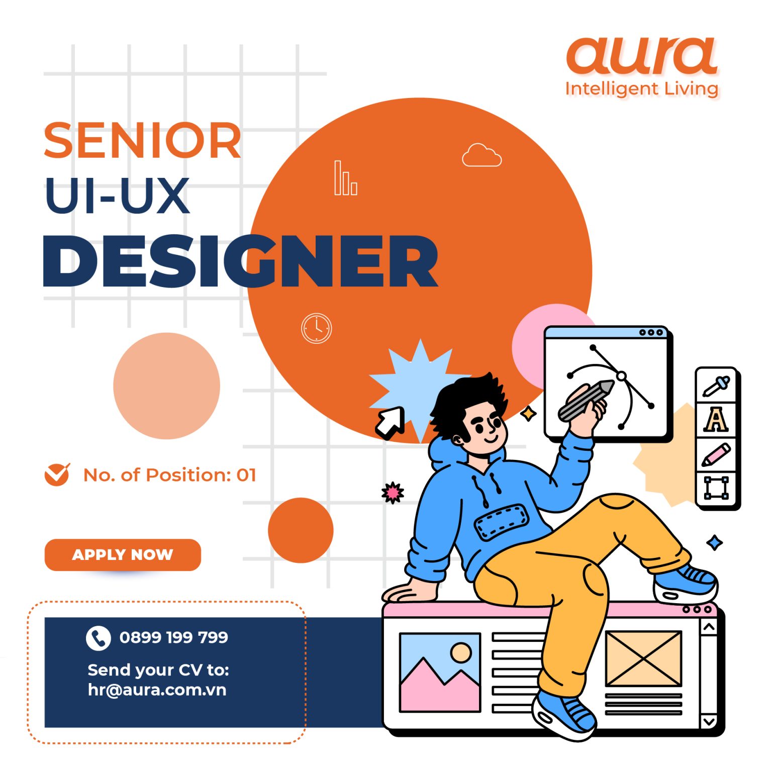 [TP.HCM] Tuyển dụng T12/ 2024: Vị trí SENIOR UI-UX DESIGNER - Aura Pro ...
